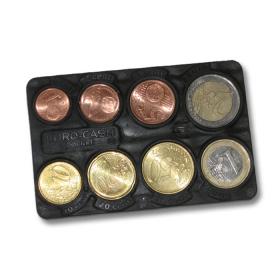 Flacher Münzspender im 3-er Set EURO-CASH pocket - effektivo